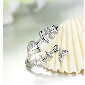 Jewelry | New Fishbone Adjustable Ring | Poshmark